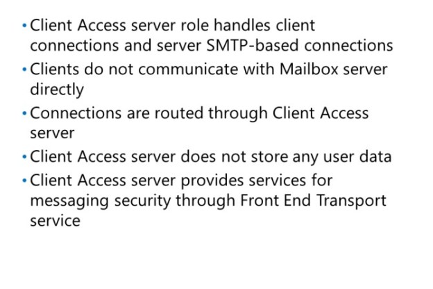 What Is the Client Access Server Role - DavidontheCloud.com - David ...